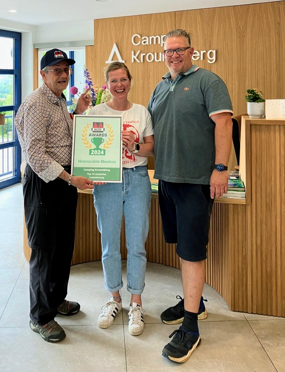 ACSI prijs 2024 - Camping Krounebierg